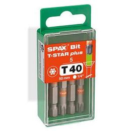 5 Spax® T40 T-STAR Plus Bits, 5 St.