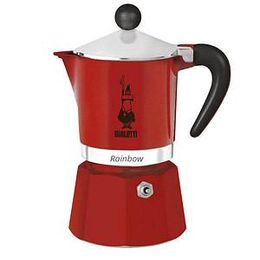 Bialetti Rainbow Espressokocher rot, 1 Tasse