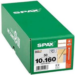 Spax® Holzbauschrauben T50 Senkkopf WIROX 10 mm x 160 mm, 50 St.