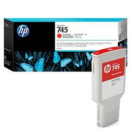 HP 745 (F9K06A) chromatisches rot Druckerpatrone