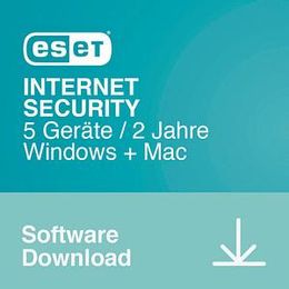 Eset INTERNET SECURITY Sicherheitssoftware Vollversion (Download-Link)