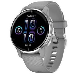 Garmin Venu 2 Plus Smartwatch grau, silber