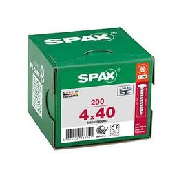 Spax® Universalschrauben T20 Halbrundkopf WIROX 40mm x 4 mm, 200 St.