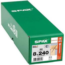 Spax® Holzbauschrauben T40 Zylinderkopf WIROX 8 mm x 240 mm, 50 St.