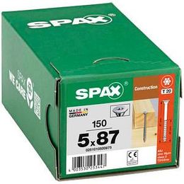 Spax® Universalschrauben T20 Tellerkopf WIROX 5 mm x 87 mm, 150 St.