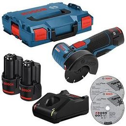 Bosch Professional GWS 12V-76 Akku-Winkelschleifer-Set 12,0 V, mit 2 Akkus