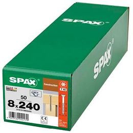 Spax® Holzbauschrauben T40 Senkkopf WIROX 8 mm x 240 mm, 50 St.