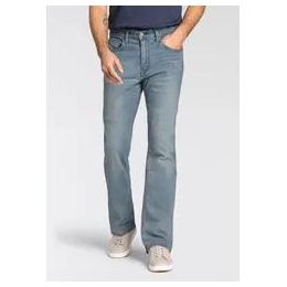 Levi's Bootcut-Jeans LEVI'S "527 SLIM BOOT CUT" Gr. 30, Länge 30, blau (here we stop), Herren, Denim/Jeans, Obermaterial: 99% Baumwolle, 1% Elasthan, Jeans, in cleaner Waschung