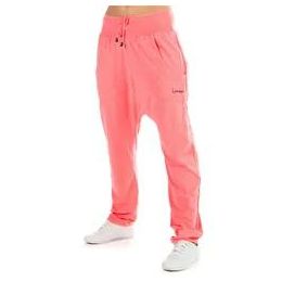 Haremshose WINSHAPE "UNISEX 4Pocket Pants WH13" Gr. XS, Normalgrößen, rot (neon coral), Damen, 48% Baumwolle, 48% Polyester, 4% Elasthan, Hosen