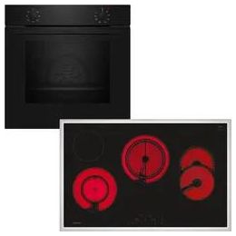 A (A+++ bis D) Neff Backofen-Set "BX18B" Herdsets schwarz