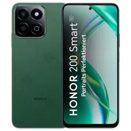 Honor Smartphone "200 Smart" Mobiltelefone Gr. 256 GB, grün (waldgrün)