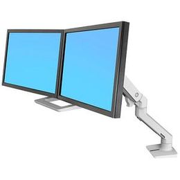 Ergotron Monitor-Halterung HX Dual 45-476-216 weiß für 2 Monitore, Tischklemme, Tischbohrung