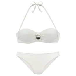 JETTE Bikini Damen Gr&ouml;&szlig;e L wei&szlig;