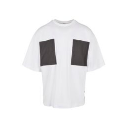 Urban Classics T-Shirt Herren Gr&ouml;&szlig;e 5XL anthrazit / wei&szlig;