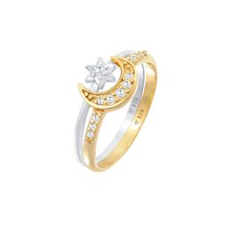 Elli Ring Damen Gr&ouml;&szlig;e 54 gold / silber