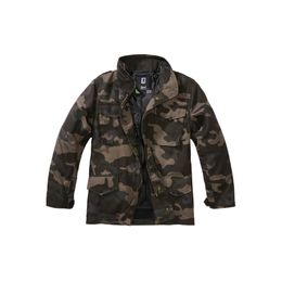 Brandit Jacke 'M65' Jungen Gr&ouml;&szlig;e 122/128 khaki / oliv / dunkelgr&uuml;n