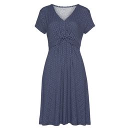 Vivance Kleid Damen Gr&ouml;&szlig;e 38 blau / dunkelblau Winterkleid