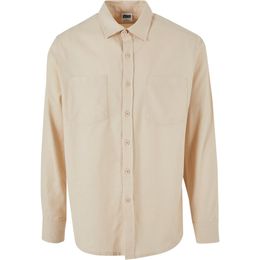 Urban Classics Button Up Shirt male size L Sand