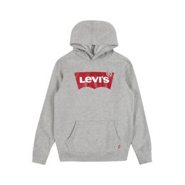 Levi's Kids Sweatshirt 'Batwing' Jungen Gr&ouml;&szlig;e 92 graumeliert / rot / wei&szlig;