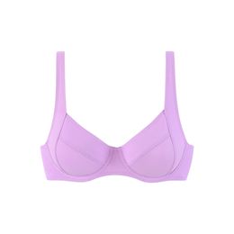 Lascana Bikinitop Damen Gr&ouml;&szlig;e 80 helllila