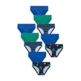 MINOTI Slip Jungen Gr&ouml;&szlig;e 98/104 blau / nachtblau / gr&uuml;n / wei&szlig;