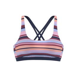 s.Oliver Bikinitop Damen Gr&ouml;&szlig;e 75 navy / hellblau / apricot / rosa