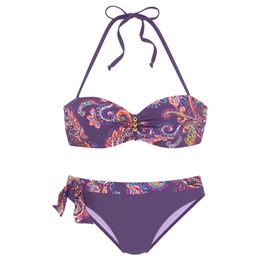 VIVANCE by LASCANA Bikini female size M Dark purple / Mixed colors