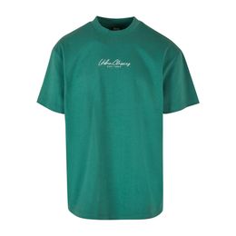 Urban Classics Shirt male size 5XL Emerald / White