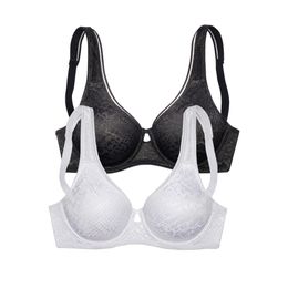 Petite Fleur By Lascana BH Damen Gr&ouml;&szlig;e 80 schwarz