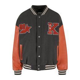 Karl Kani Jacke Damen Gr&ouml;&szlig;e L orange / schwarz / wei&szlig;