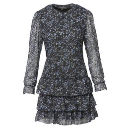 Koroshi Kleid Damen Gr&ouml;&szlig;e 42 mischfarben / schwarz Sommerkleid