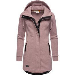 Ragwear Sweatjacke 'Letty' Damen Gr&ouml;&szlig;e XXL mauve / schwarz