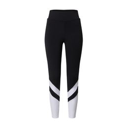 Urban Classics Leggings Damen Gr&ouml;&szlig;e L schwarz / wei&szlig;