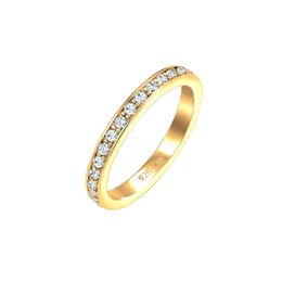 Elli Ring 'Kristall' Damen Gr&ouml;&szlig;e 64 gold / transparent