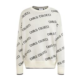 Carlo Colucci Pullover Herren Gr&ouml;&szlig;e L schwarz / wei&szlig;