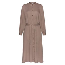 Lascana Kleid Damen Gr&ouml;&szlig;e 44 taupe Winterkleid