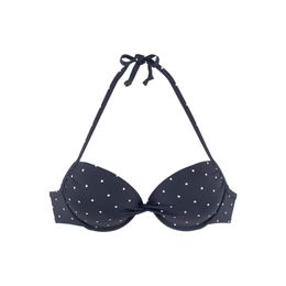 Lascana Bikini Top female size 75 Navy / White