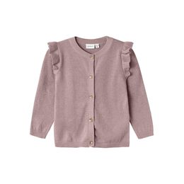 name it Strickjacke 'MMFabinne' M&auml;dchen Gr&ouml;&szlig;e 98 mauve
