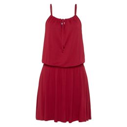 Lascana Kleid Damen Gr&ouml;&szlig;e 40 rot Winterkleid