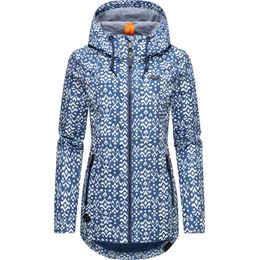Ragwear &Uuml;bergangsjacke 'Zuzka' Damen Gr&ouml;&szlig;e XXL blau / wei&szlig;