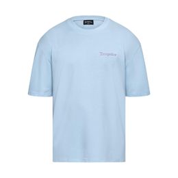 Dropsize T-Shirt Herren Gr&ouml;&szlig;e S hellblau / lila