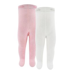 Ewers Strumpfhose M&auml;dchen Gr&ouml;&szlig;e 92 rosa / wei&szlig;