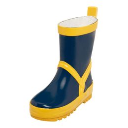 Playshoes Gummistiefel Jungen Gr&ouml;&szlig;e 20.5 navy / gelb