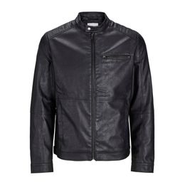 Jack & Jones Jack & Jones Bikerjacke 'JJDylan' Herren Gr&ouml;&szlig;e XXL schwarz
