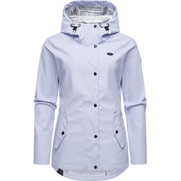 Ragwear Funktionsjacke 'Marge' Damen Gr&ouml;&szlig;e XS taubenblau / schwarz