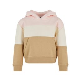 Urban Classics Sweatshirt M&auml;dchen Gr&ouml;&szlig;e 134/140 camel / hellbeige / rosa
