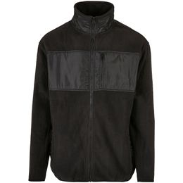 Urban Classics Fleecejacke Herren Gr&ouml;&szlig;e L schwarz