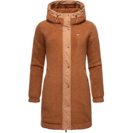 Ragwear Fleece Jacket 'Cousy' female size XL Caramel / Light brown