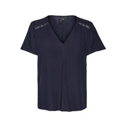 V&eacute;ro Moda Vero Moda Bluse 'Blanca' Damen Gr&ouml;&szlig;e XS navy