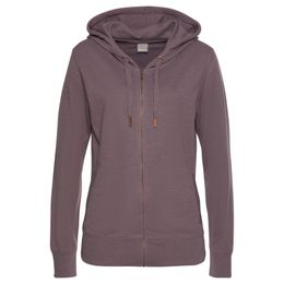 Bench Sweatjacke Damen Gr&ouml;&szlig;e XS mauve